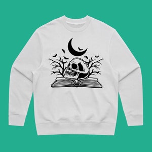 Horror Book Lovers Svg, Skull Book Svg, Horror Readers Club Svg, Skull ...