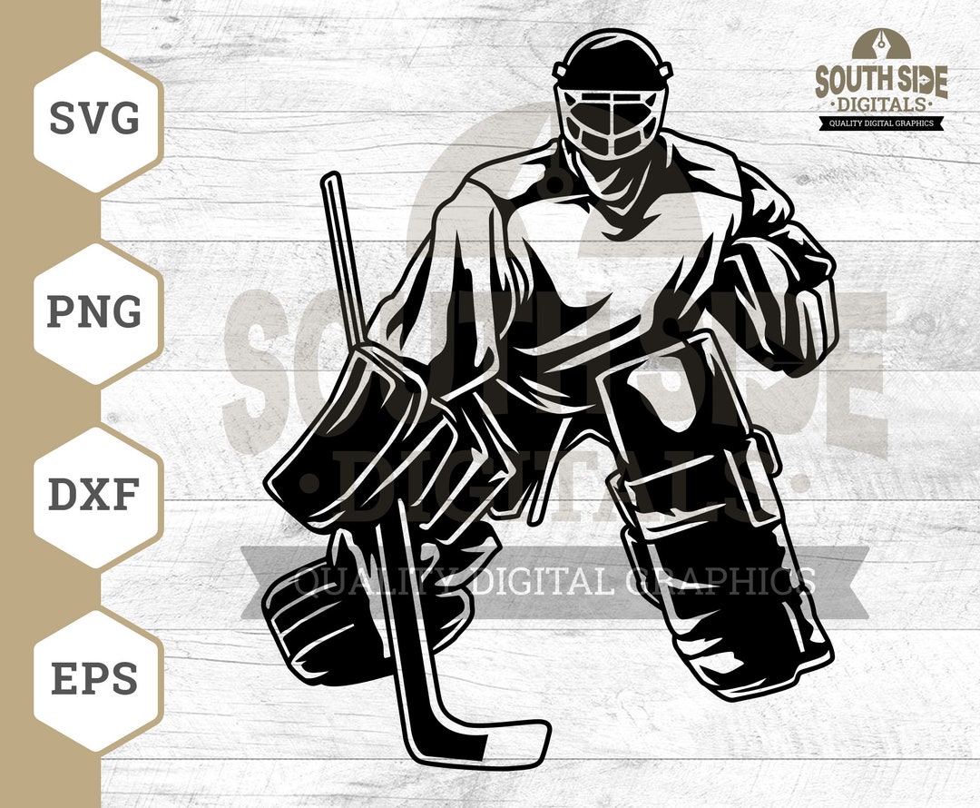 Hockey Goalie Svg, Hockey Player Svg, Hockey Svg, Hockey Svg, Goalie ...