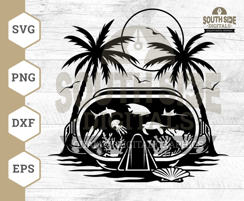 Scuba Diving SVG Files Scuba Diving Svg Scuba Goggles Svg - Etsy