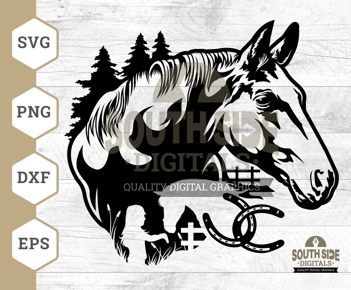 Mustang Horse SVG File Stallion Horse SVG File Horse Svg - Etsy