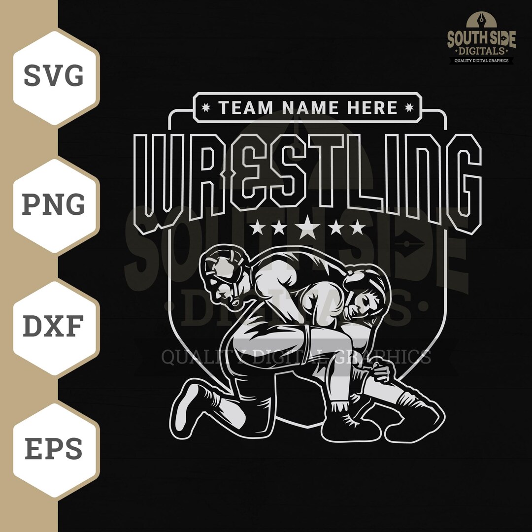 Wrestling SVG File, Sports Wrestling Svg, Contact Sports Svg, Wrestling ...