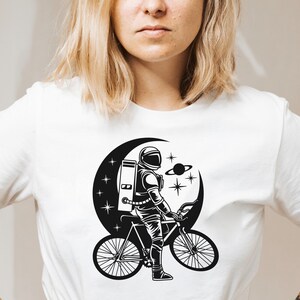 Astronaut Riding Bike Svg Riding Astronaut Svg Space Svg - Etsy