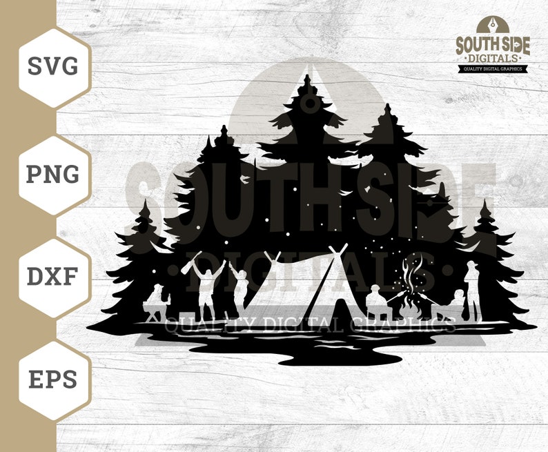 Camping Life SVG File Nature Camp Svg Camping Svg Forest - Etsy