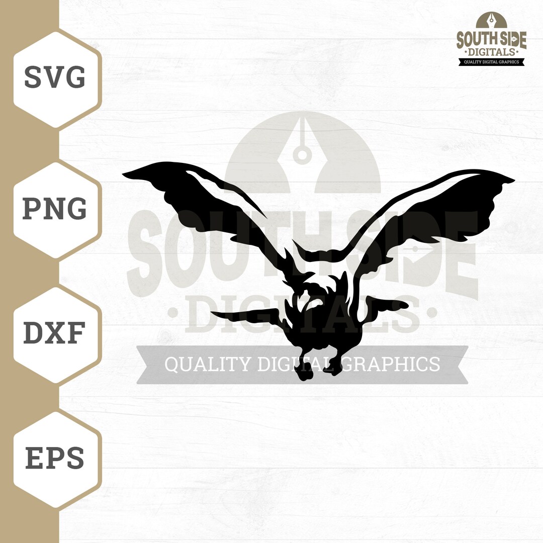 Flying Crow SVG File, Raven Flying Svg, Flying Crow Svg, Black Bird Svg ...