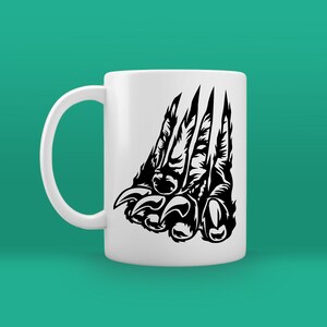 Wolf Claw Svg, Angry Wolf Svg, Wild Wolf Svg, Scary Wolf Svg, Wolf Claw ...