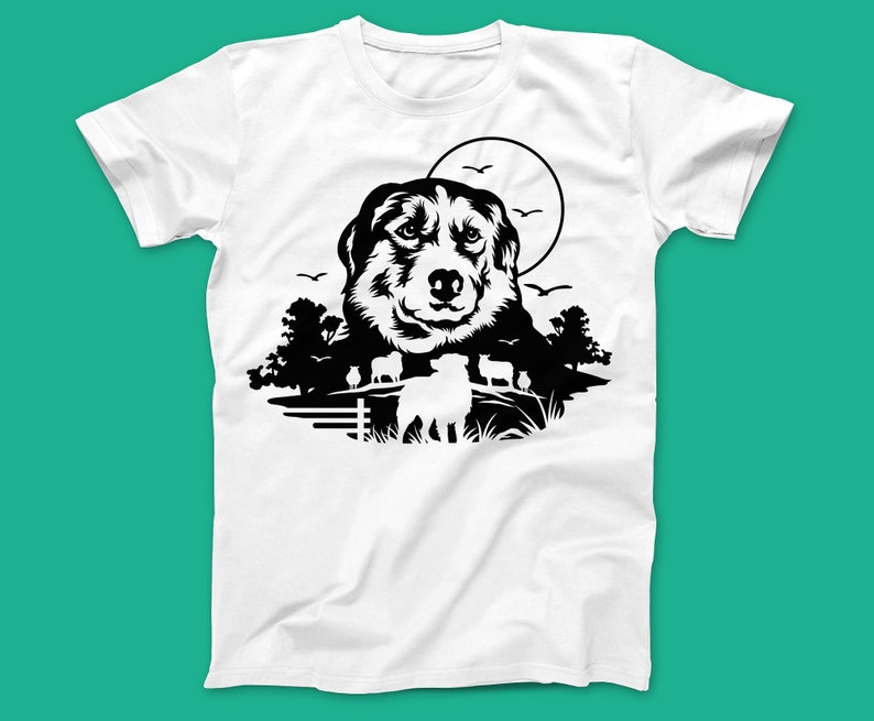 Shepherd Dog SVG File Guard Dog Svg Watcher Dog Svg Sheep - Etsy
