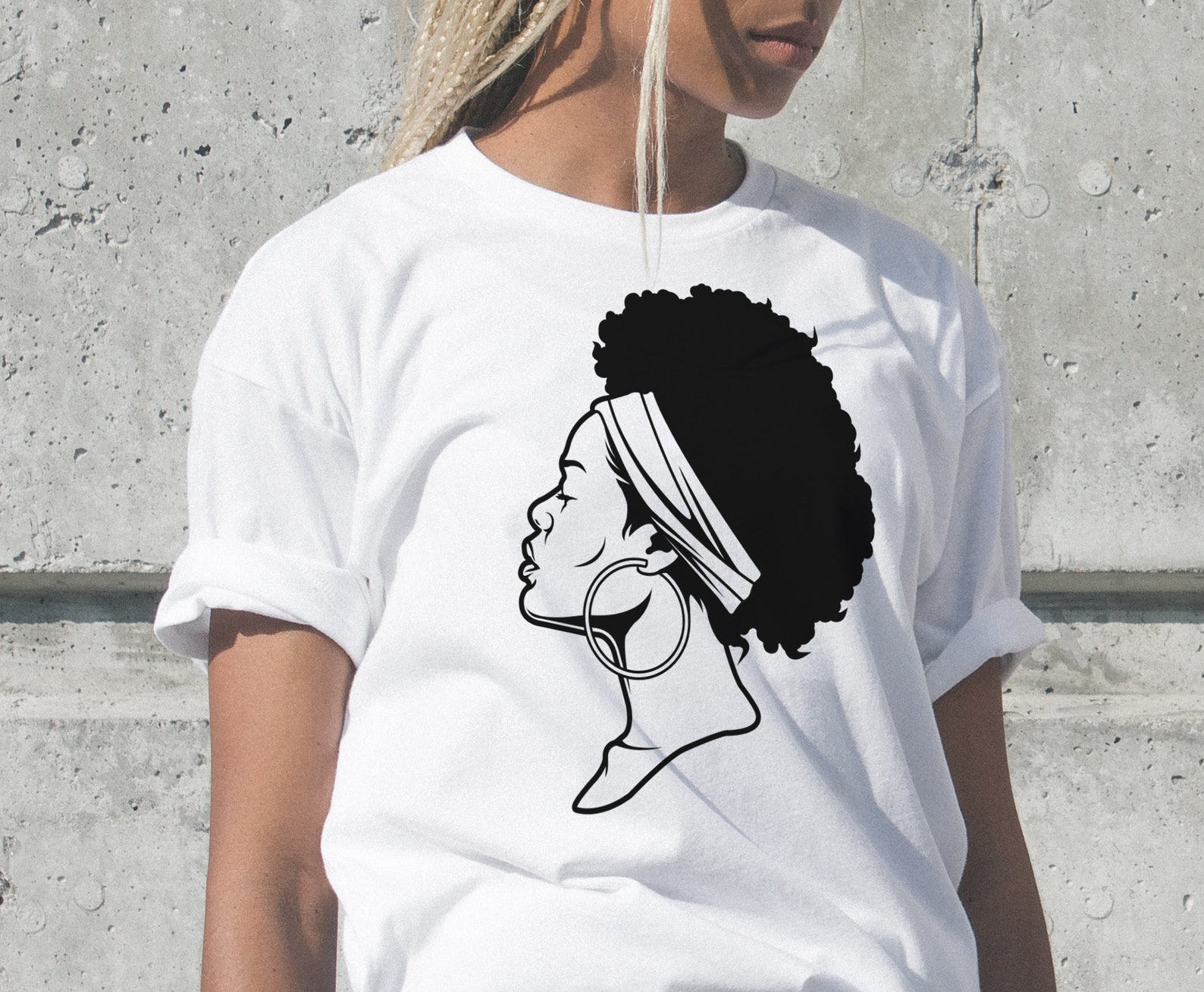 Afro Woman SVG File Afro Girl Svg Black Woman Svg Black - Etsy