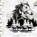 Stallion SVG File Mustang Svg Horse Svg Wild Horse Svg - Etsy