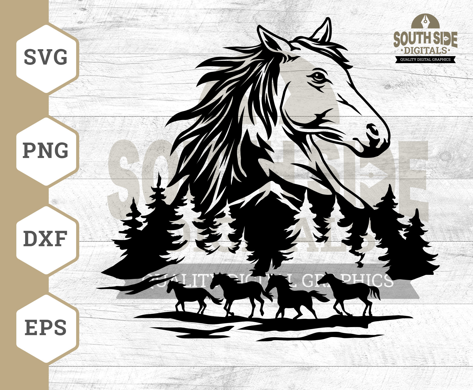 Stallion SVG File Mustang Svg Horse Svg Wild Horse Svg - Etsy Canada