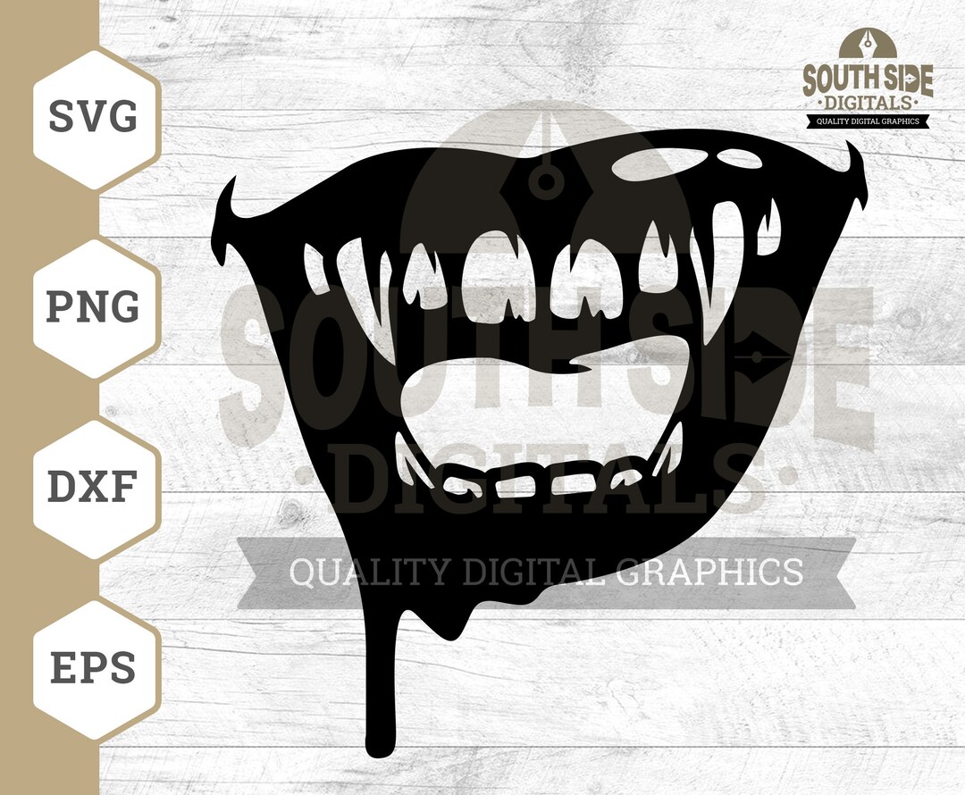 Vampire Lips Svg, Vampire Svg, Vampire Fangs Svg, Vampire Teeth Svg ...