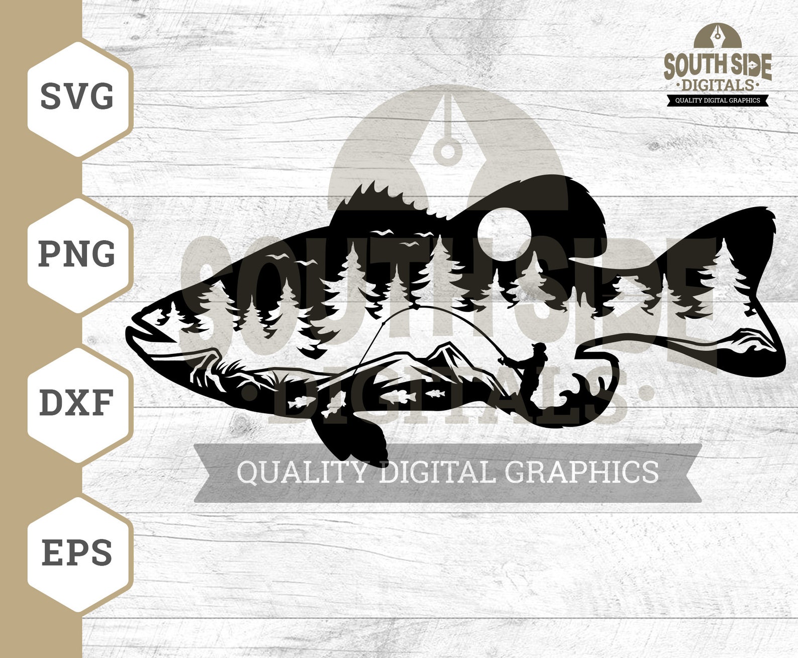 Bass Svg Bass Fishing Svg Jumping Bass Svg Fishing Svg - Etsy