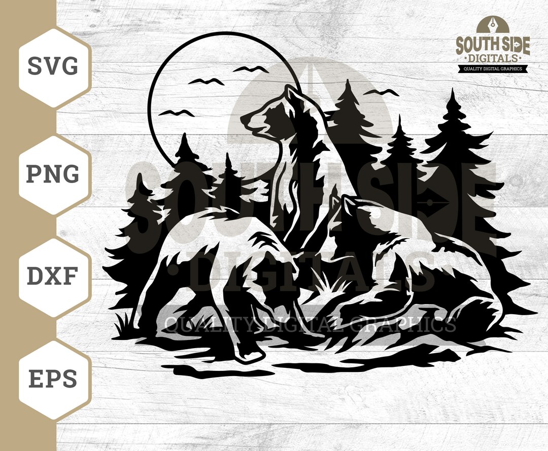 Bear Family Svg Bear Cub Svg Wild Bear Svg Mountain Bear - Etsy