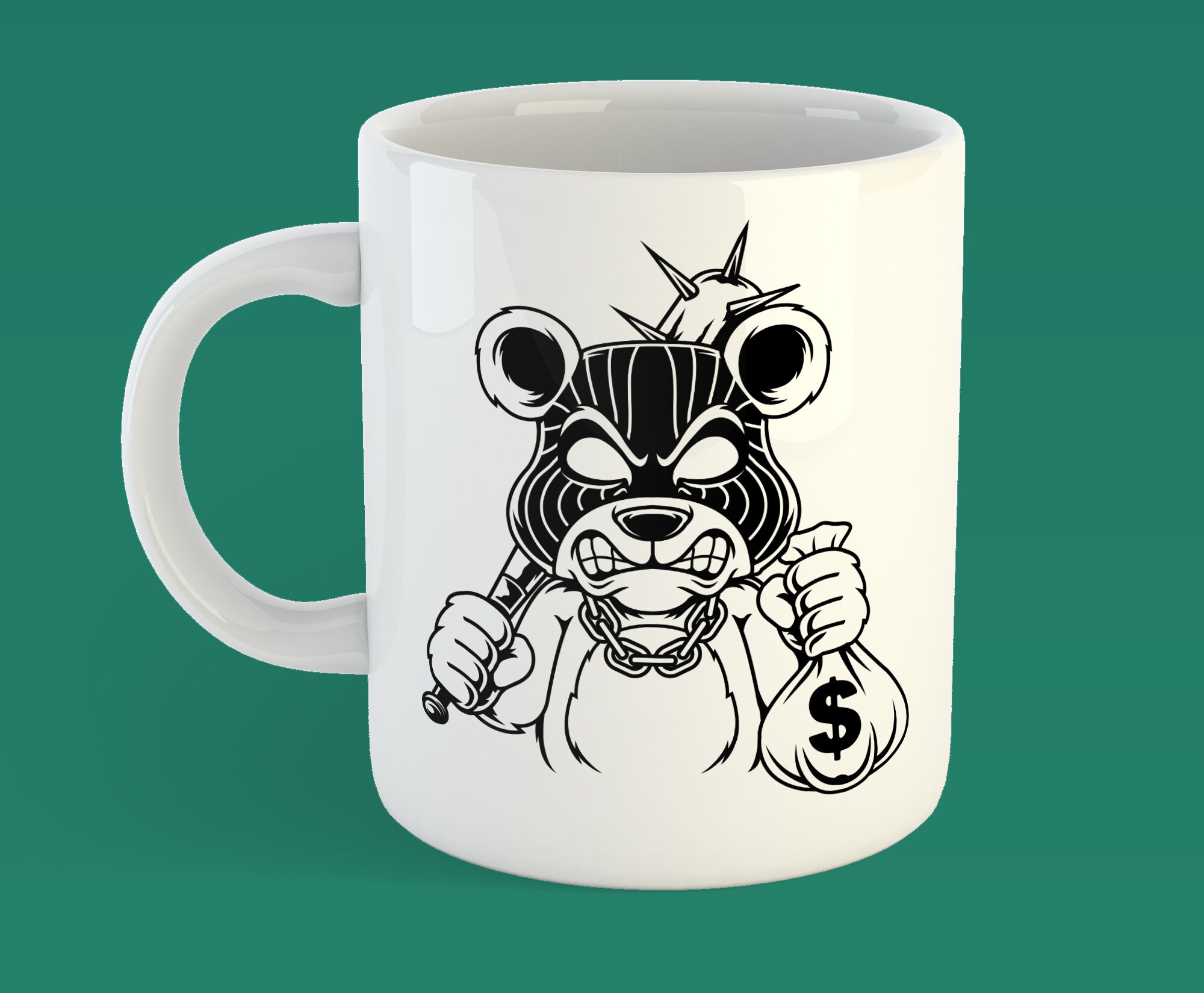 Bad Teddy Bear SVG File Bad Teddy Svg Angry Teddy Bear Svg - Etsy Canada