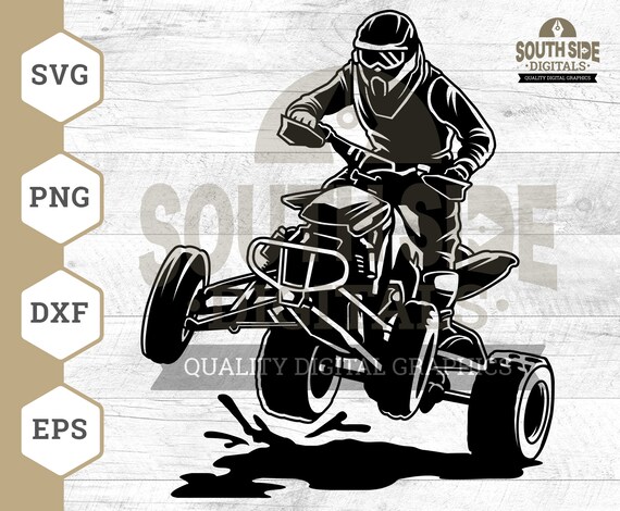 ATV Rider Svg ATV Motocross Svg ATV Racing Svg All Terrain | Etsy