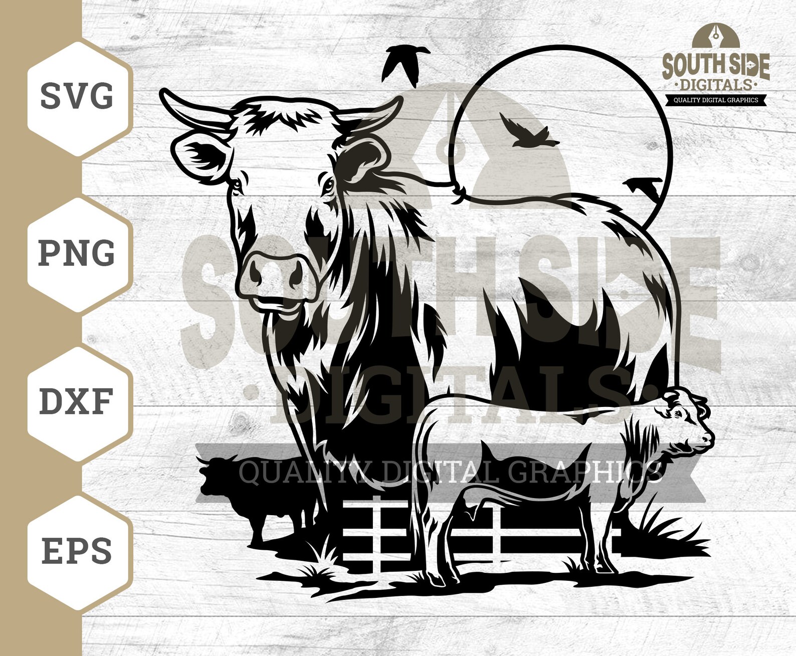 Farm Cow SVG File Milking Cow Svg Barn Cow Svg Farm Cow - Etsy