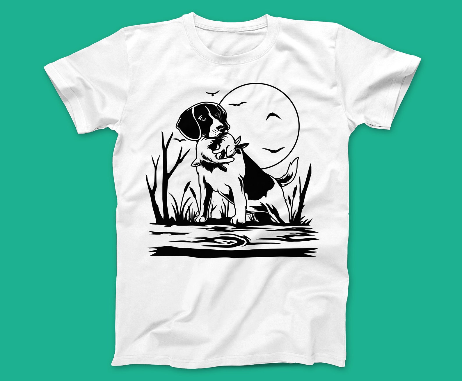 Rabbit Hunting SVG File Rabbit Hunter Svg Hunting Dog Svg - Etsy