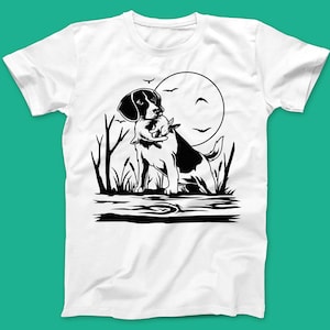 Rabbit Hunting SVG File, Rabbit Hunter Svg, Hunting Dog Svg, Hunting ...