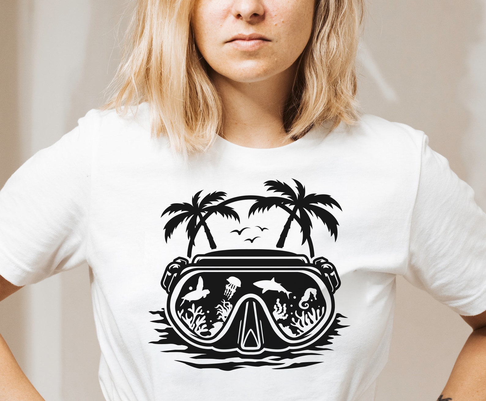 Scuba Diver Mask SVG File Scuba Mask Svg Divers Mask Svg | Etsy