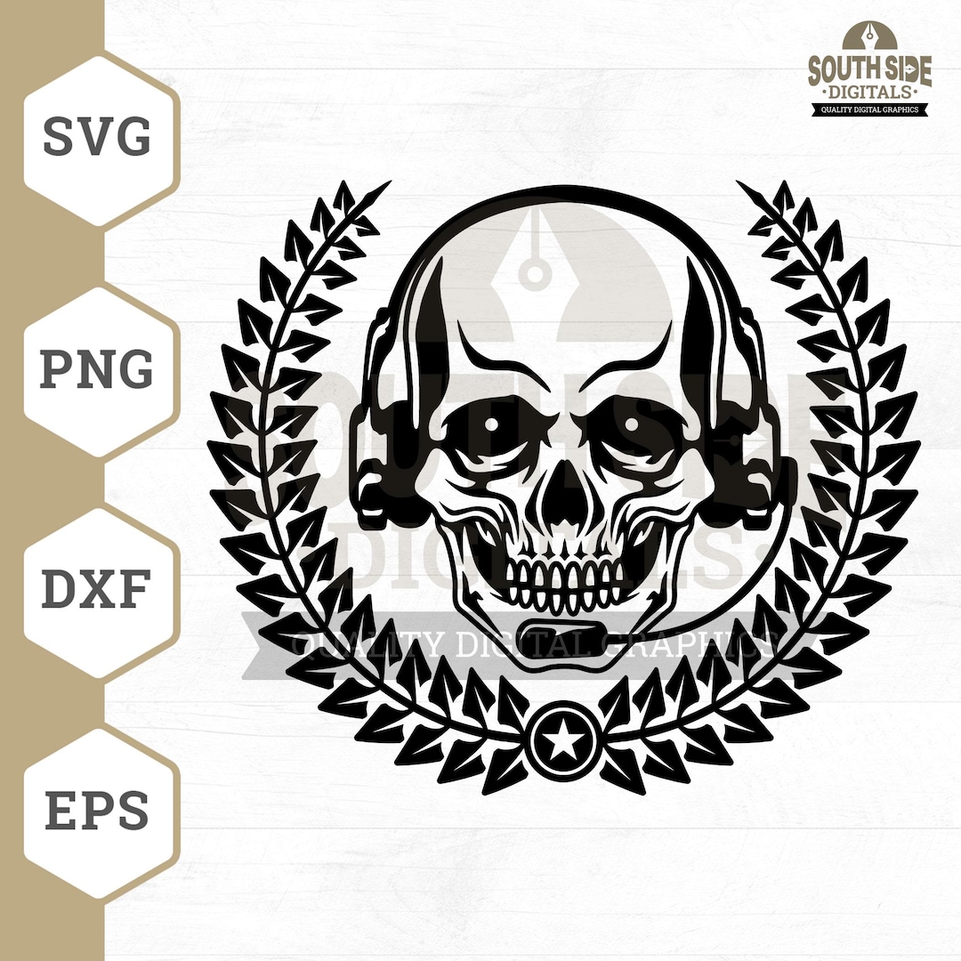 Dispatcher Skull SVG, Skull Dispatch Svg, Skull Svg, Emergency Dispatch ...