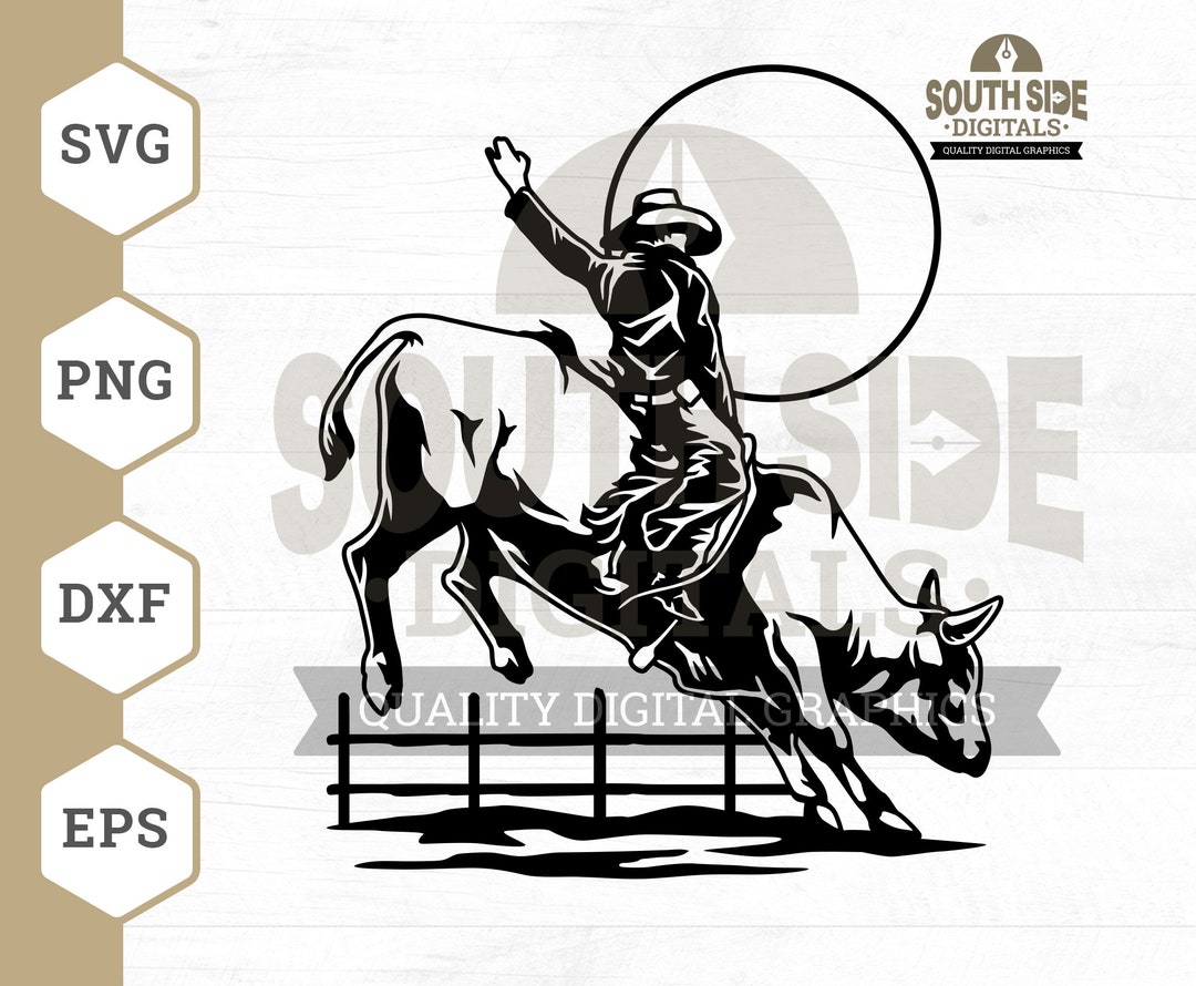Wild Bull Rider Svg, Bull Rides Svg, Rodeo Svg, Cowboy Svg, Bull Rides ...