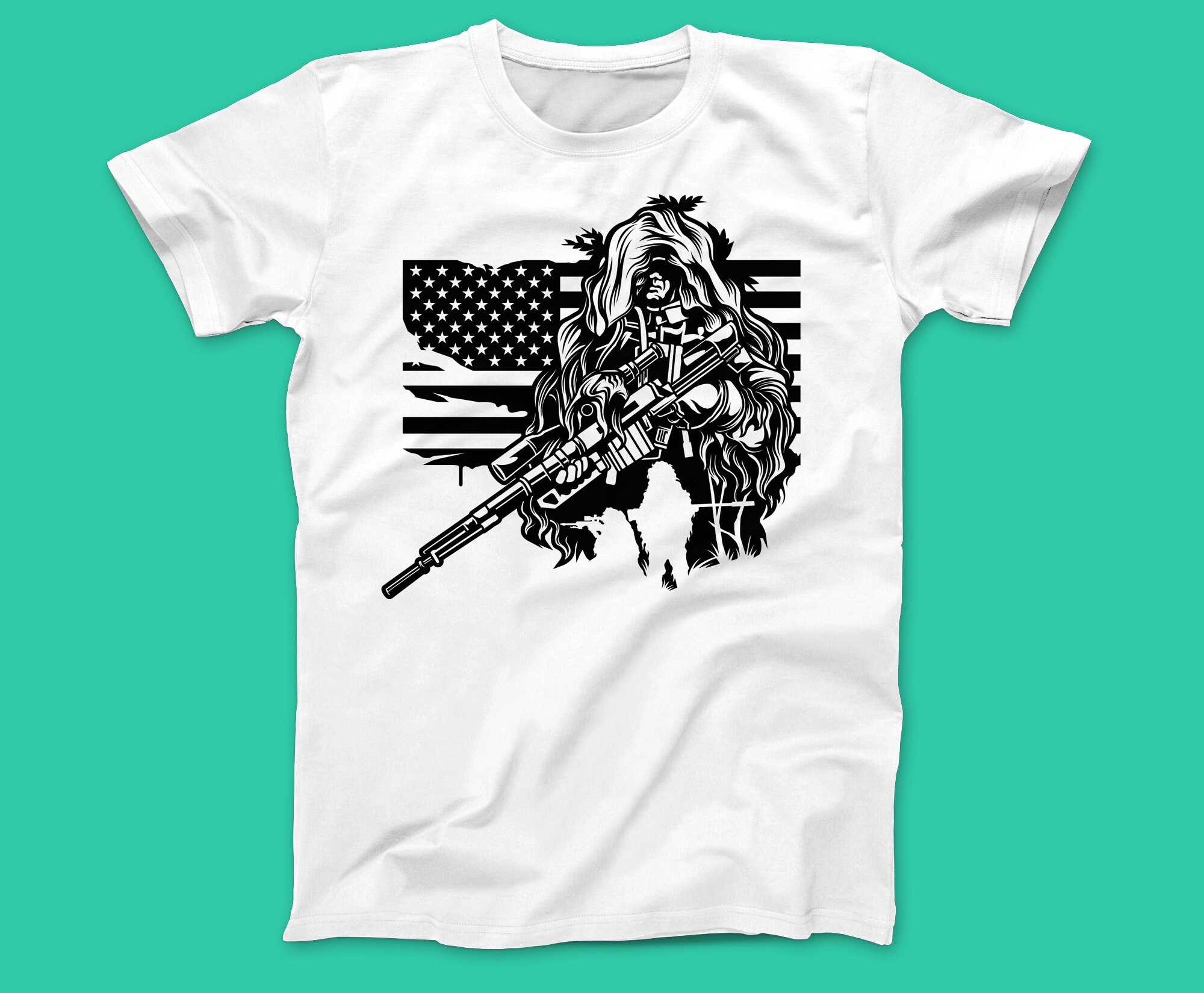 US Sniper SVG Files Sniper Svg Sniper Rifle Svg US Soldier - Etsy UK