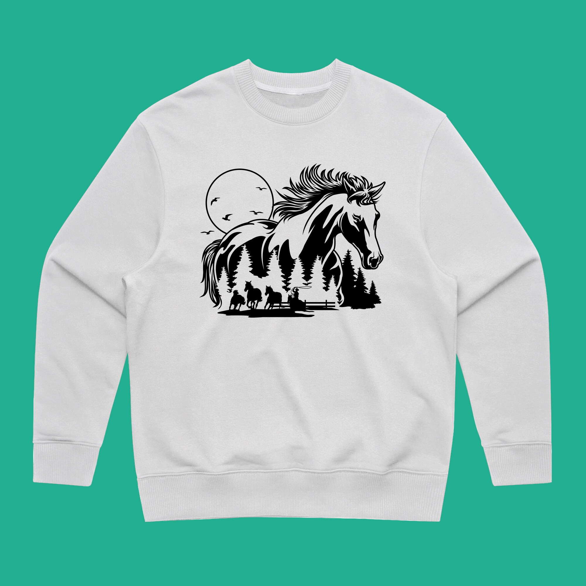 Running Mustang Horse Clipart (svg, Png, Jpg, Dxf, Eps) Digital Files ...