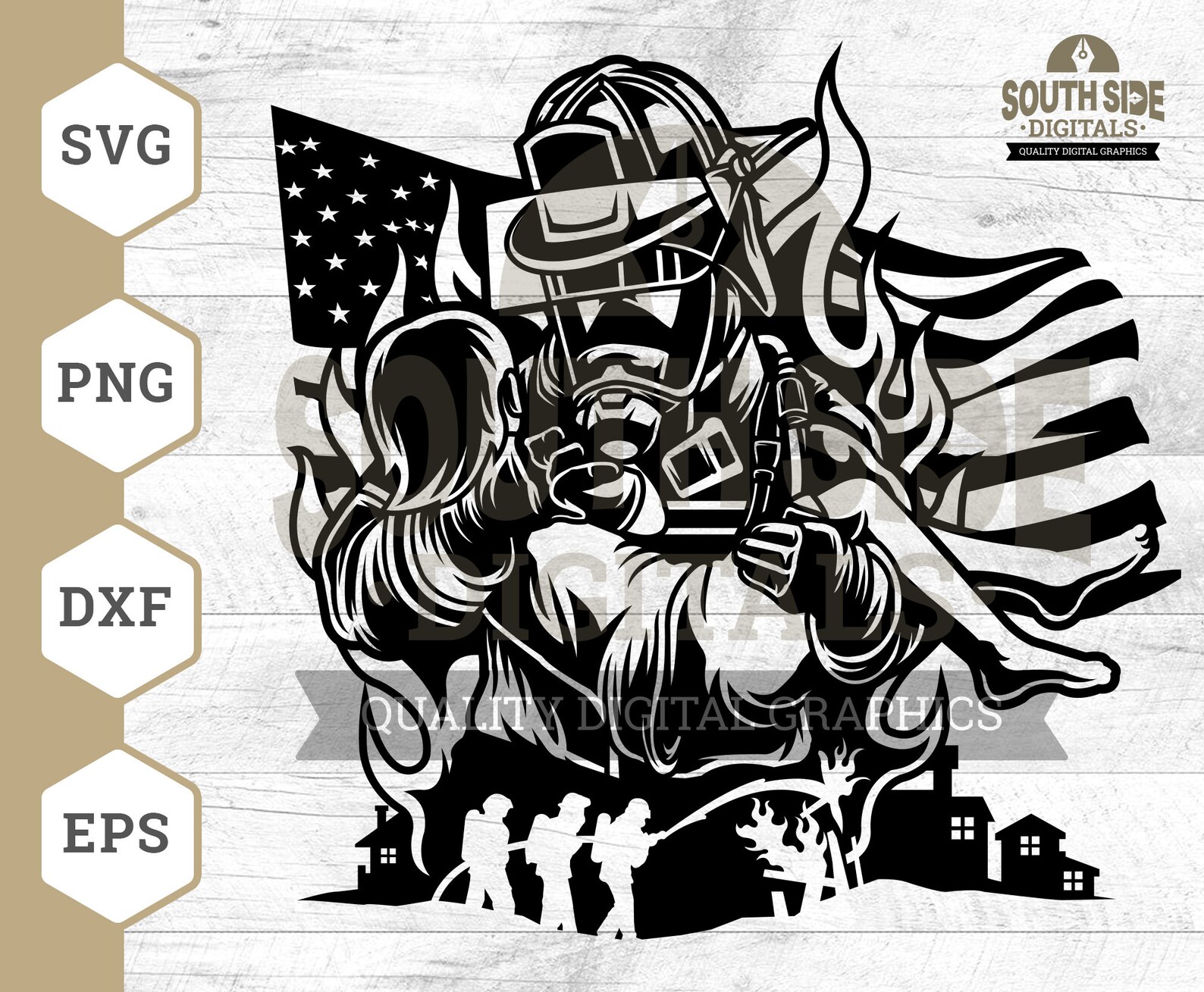 Firefighters SVG Fireman Svg Fireman Rescue Svg Rescue - Etsy