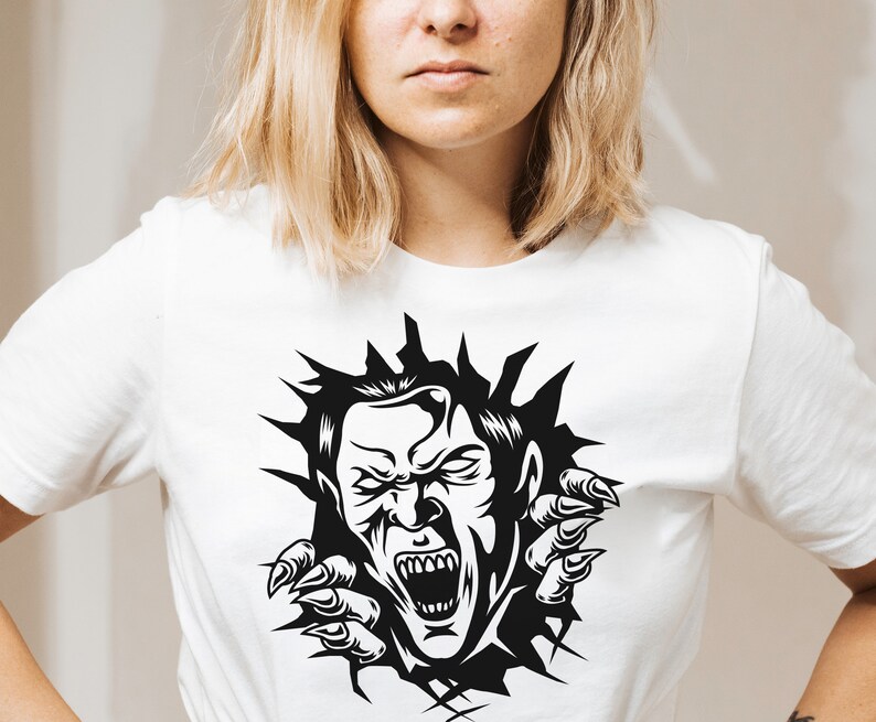 Vampire Scene Holloween Svg Vampire Svg Vampire Shirt - Etsy