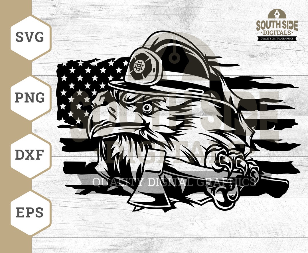 Fire Fighter SVG File Fire Fighter Svg American Fire Fighter - Etsy