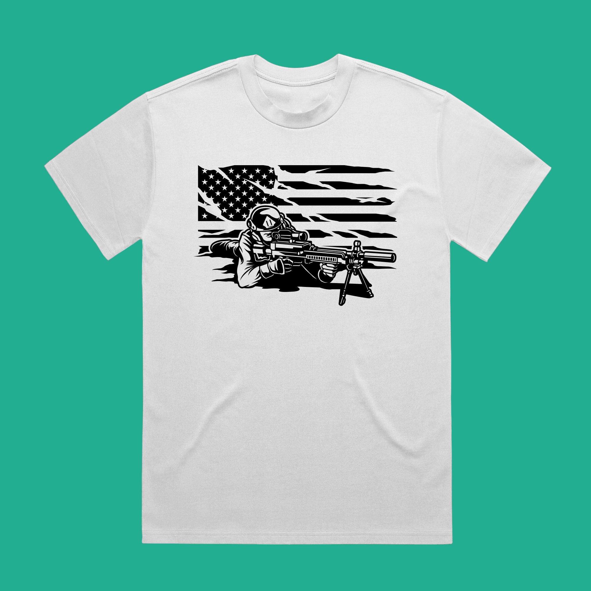 US Sniper With Rifle SVG: Military Cut File (digital Download) - Etsy