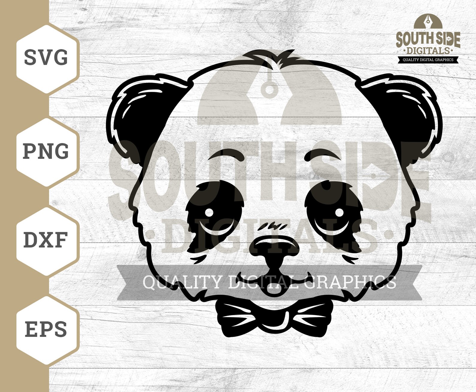 Panda SVG File Cute Panda Svg Baby Panda Svg Smiling Panda - Etsy