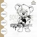 Bad Teddy Svg, Scary Teddy Svg, Angry Teddy, Teddy Bear Svg, Bear Svg ...