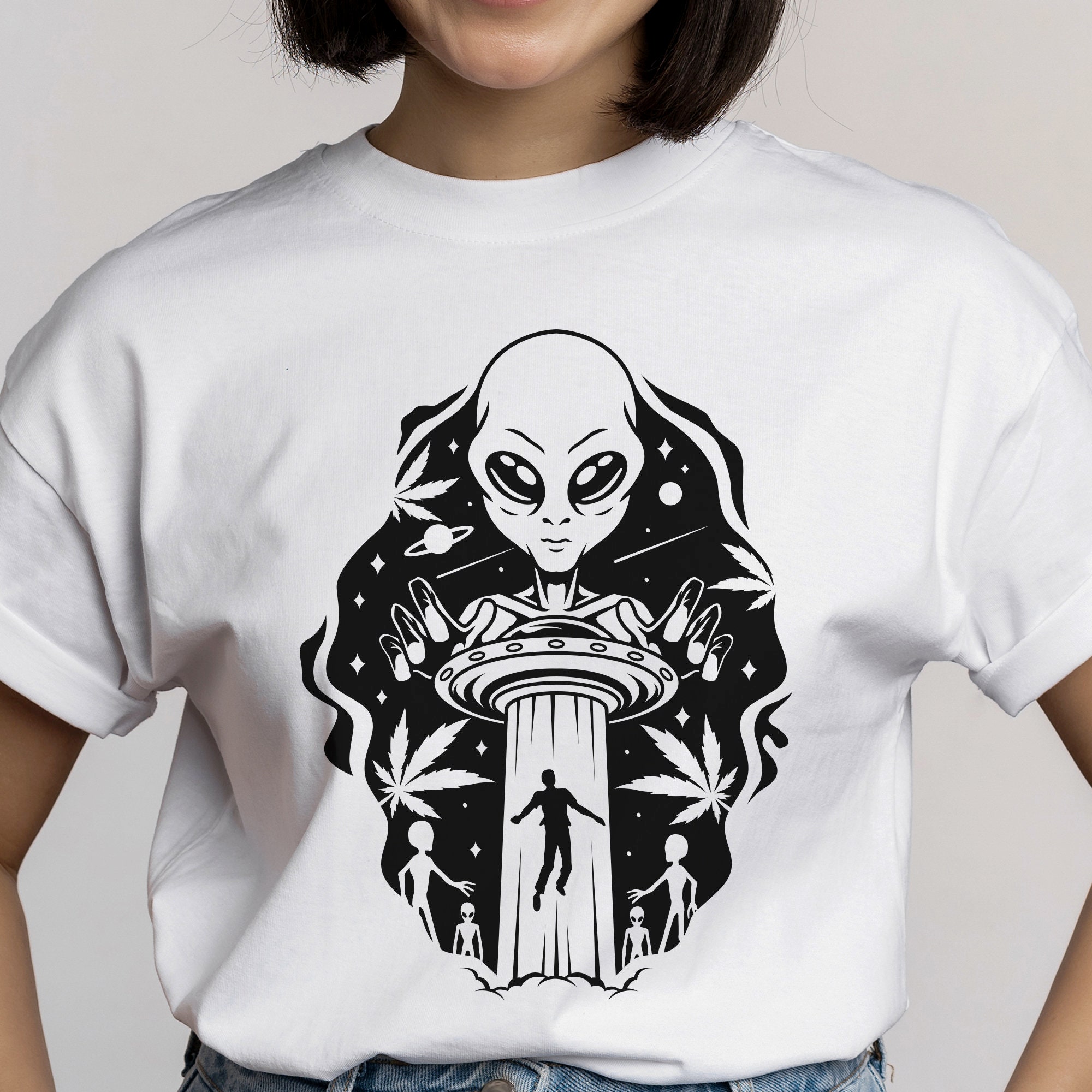 Alien Smoking SVG File Alien Weed Svg High Alien Svg Weed - Etsy UK