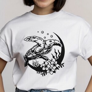 Sea Turtle Svg, Turtle Svg, Beach Turtle Svg, Floral Turtle Svg, Sea ...