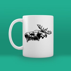 Moose Bundle Svg, Moose Svg, Moose Nature Svg, Moose Png, Moose Cricut ...
