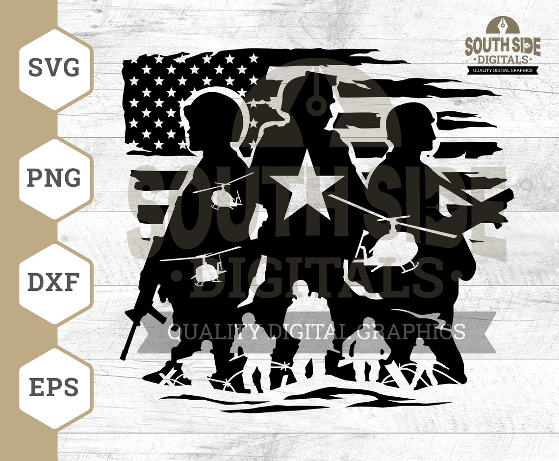 American Soldier SVG File US Soldier Svg US Army Svg - Etsy