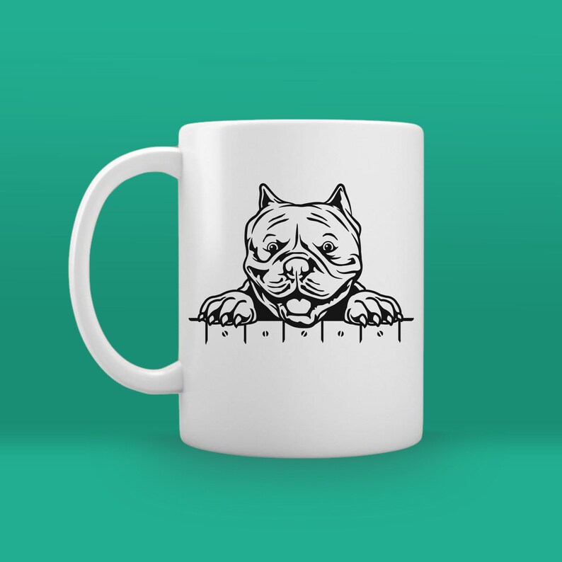 Peeking Bully SVG File Happy Bully Svg Playful Bull Svg - Etsy UK