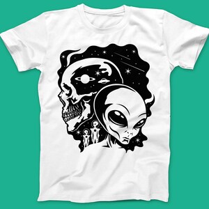 Skull Alien SVG File Alien Skull Svg Extraterrestrial Svg - Etsy