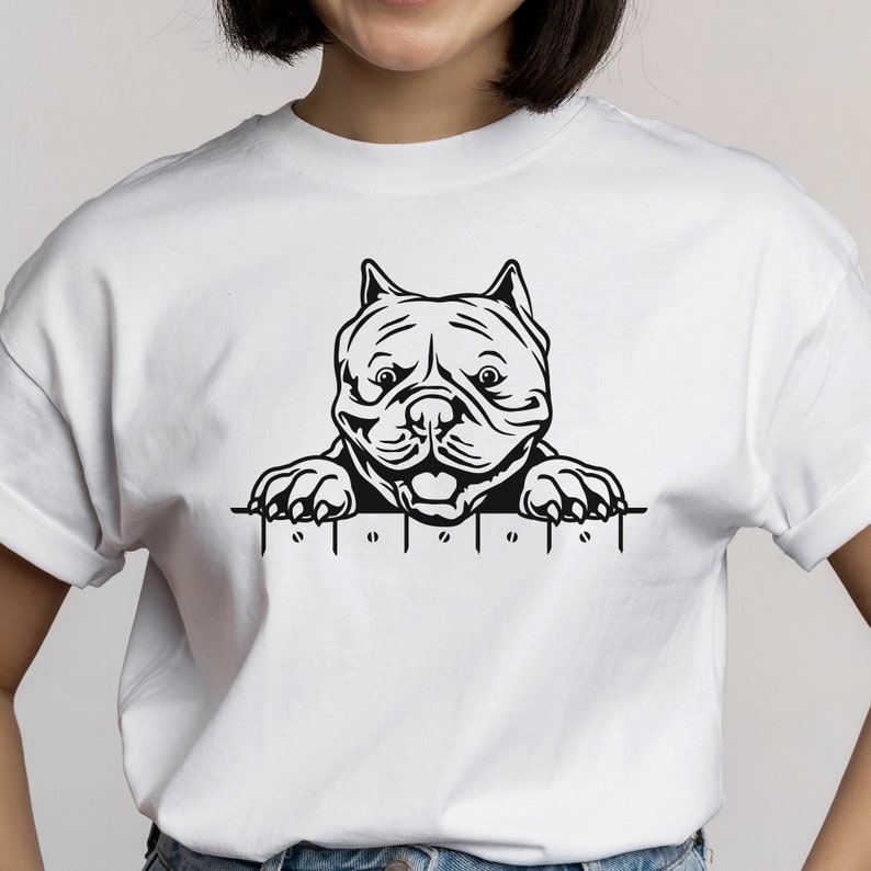 Peeking Bully SVG File Happy Bully Svg Playful Bull Svg - Etsy UK