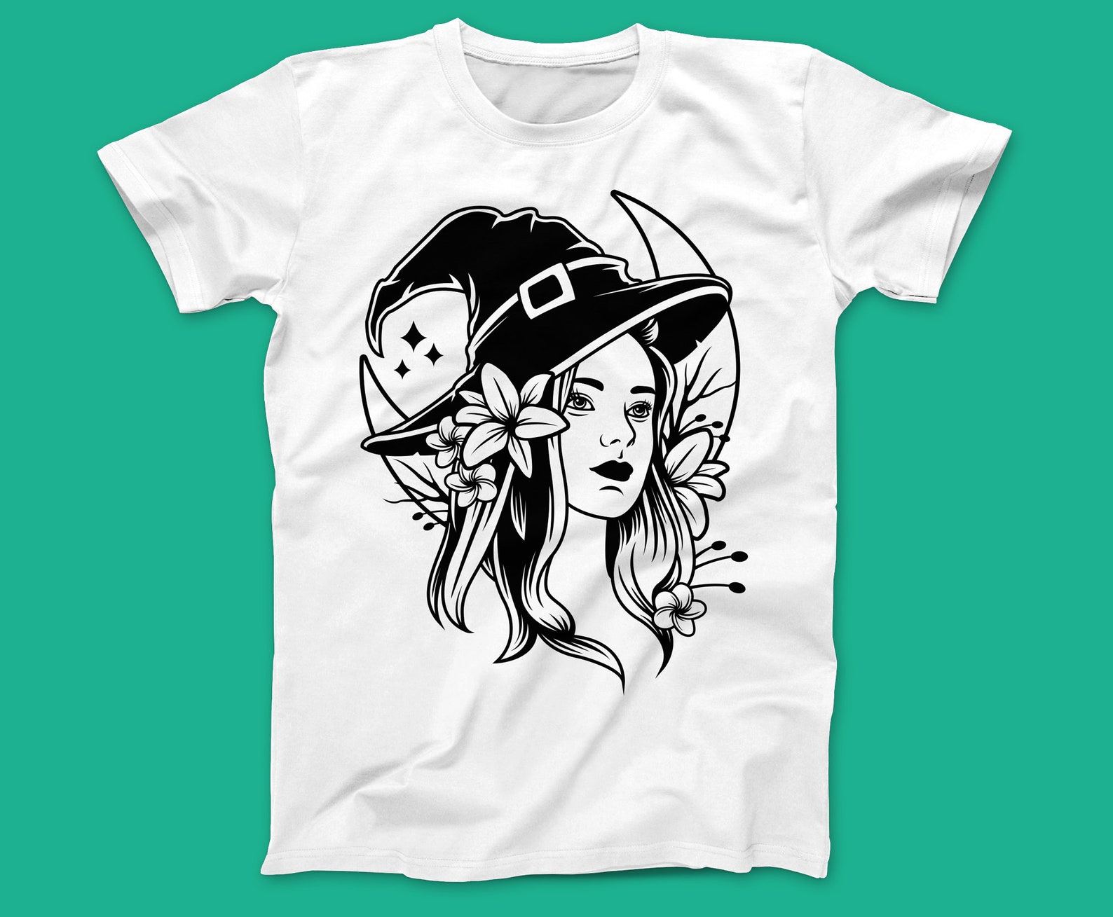 Witch SVG File Witch Svg Beautiful Witch Svg Beauty Witch - Etsy