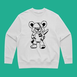 Bad Teddy Bear SVG File, Angry Teddy Svg, Scary Teddy Svg, Gangster ...