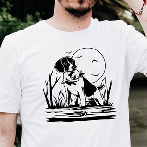 Rabbit Hunting SVG File, Rabbit Hunter Svg, Hunting Dog Svg, Hunting ...