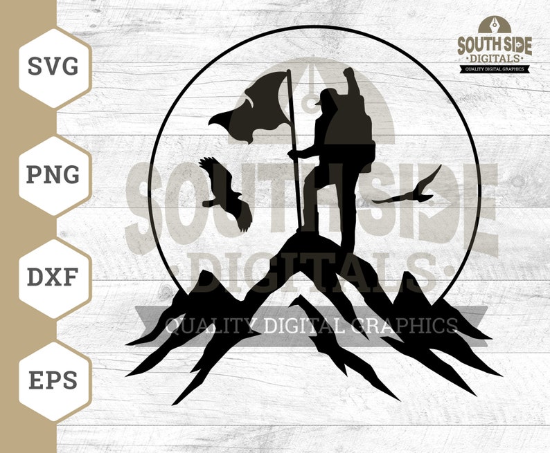 Mountain Climber SVG File Mountain Climber Svg Mountain Hike - Etsy