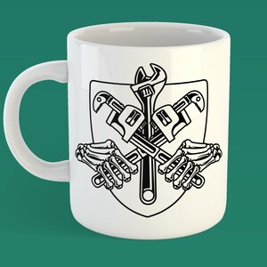 Plumbing Tools SVG File, Plumber Tools Svg, Skeleton Plumber Hands Svg ...