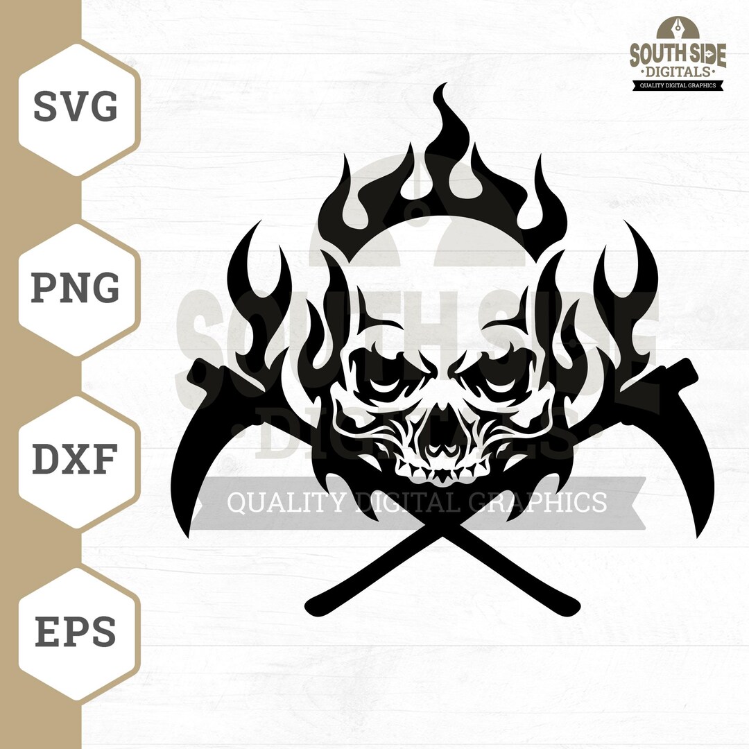 Reaper Skull Svg, Skull Svg, Fire Skull Svg, Reaper Skull Png, Skull ...