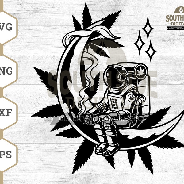 Astronaut Weed Space - Etsy
