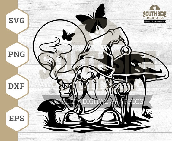 Gnome Smoking SVG File Gnome Smoking Svg Smoking Gnome Svg - Etsy