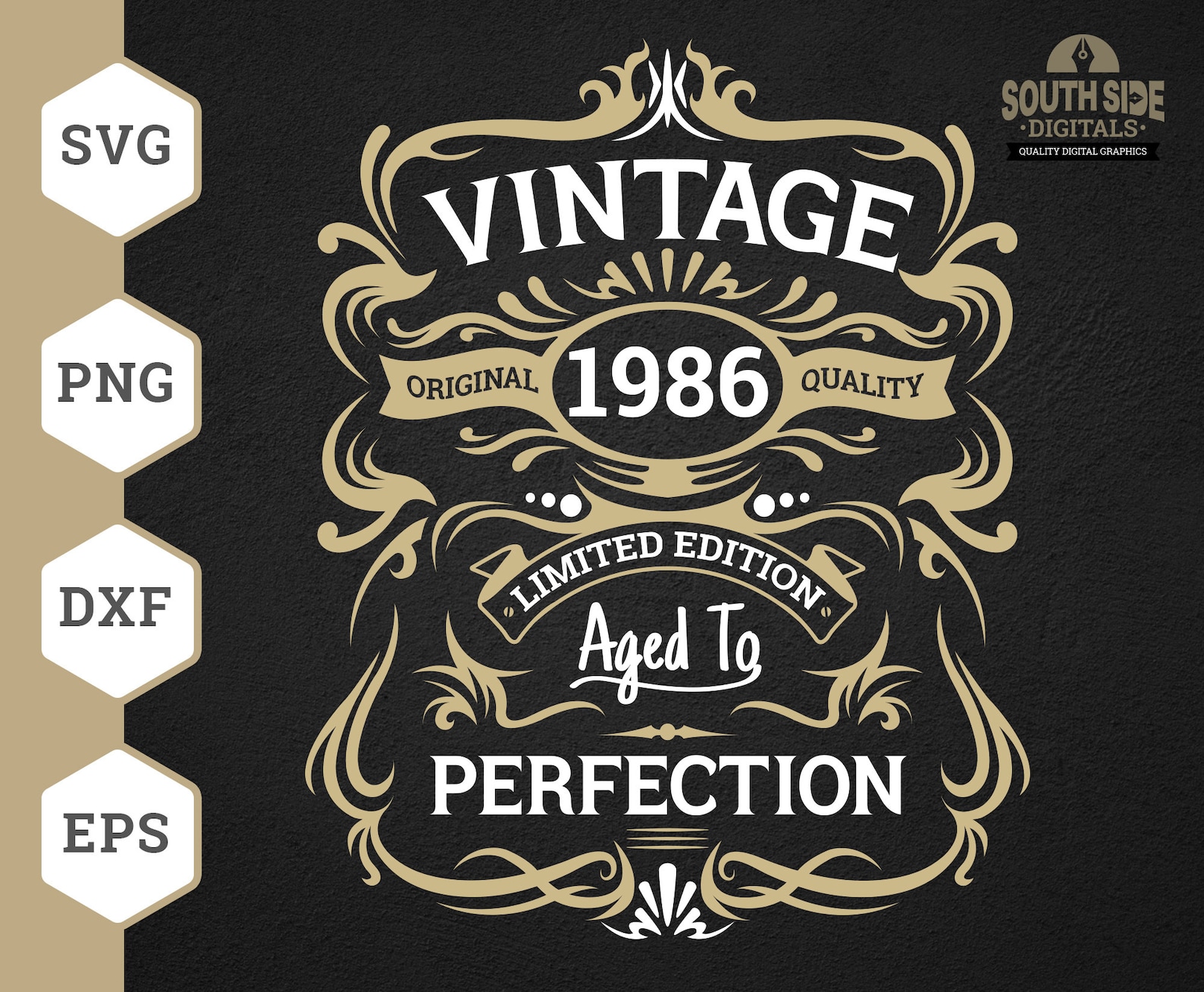 1986 Age to Perfection Svg 1986 Birthday Svg 1986 Birth - Etsy