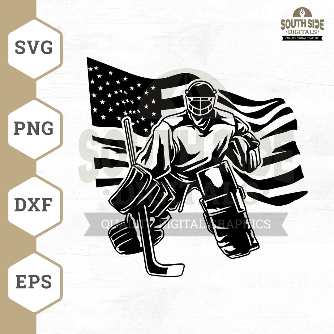 US Hockey Goalie Svg, Hockey Goalie Svg, Hockey Player Svg, Hockey Svg ...