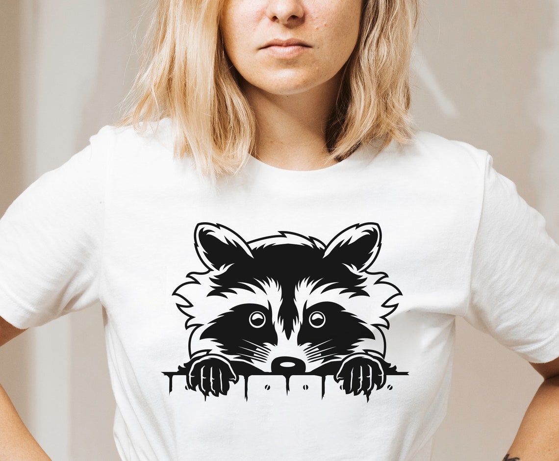 Raccoon SVG File Cute Raccoon Svg Happy Raccoon Svg Peeking - Etsy Canada